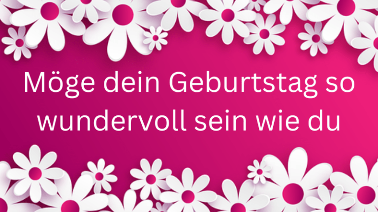 Geburtstagswünsche Die Zu Tränen Rühren