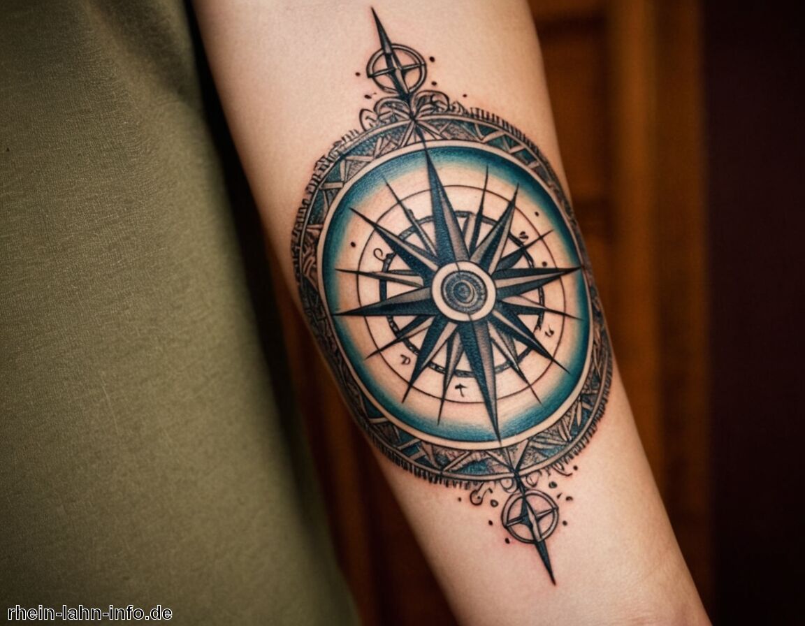 Bedeutung Kompass Tattoo