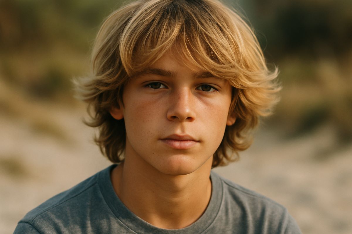 Jungs Frisur Lang Surfer